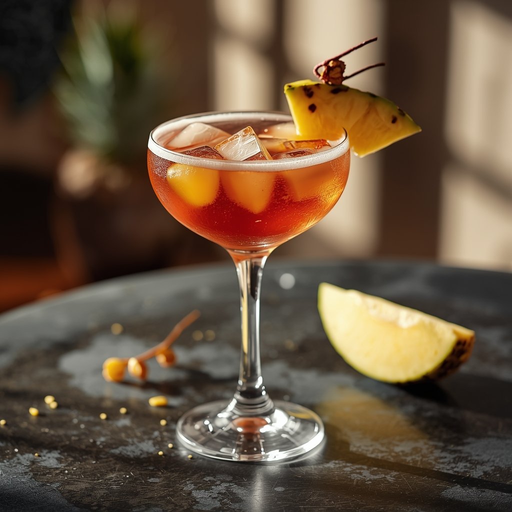 Pineapple Grenadine Mocktail Recipe - DrinkAttitude